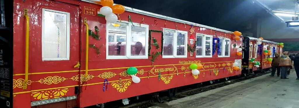 Shimla Kalka train Journey by Him Darshan Express - Taj With Guide Blog
