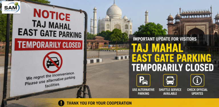 Taj Mahal Parking Update